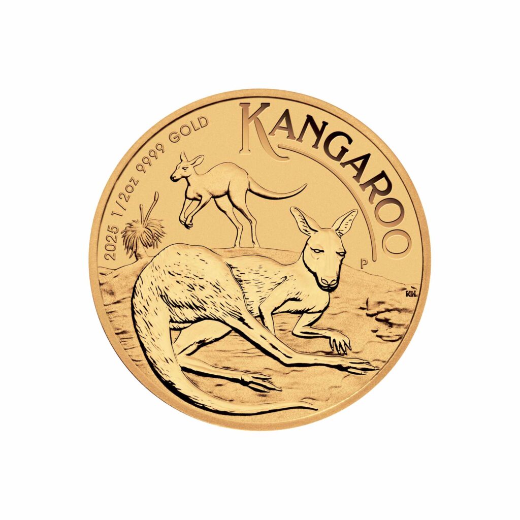 1/2oz Kangaroo Gold Coin - Perth Mint - Queensland Bullion Company