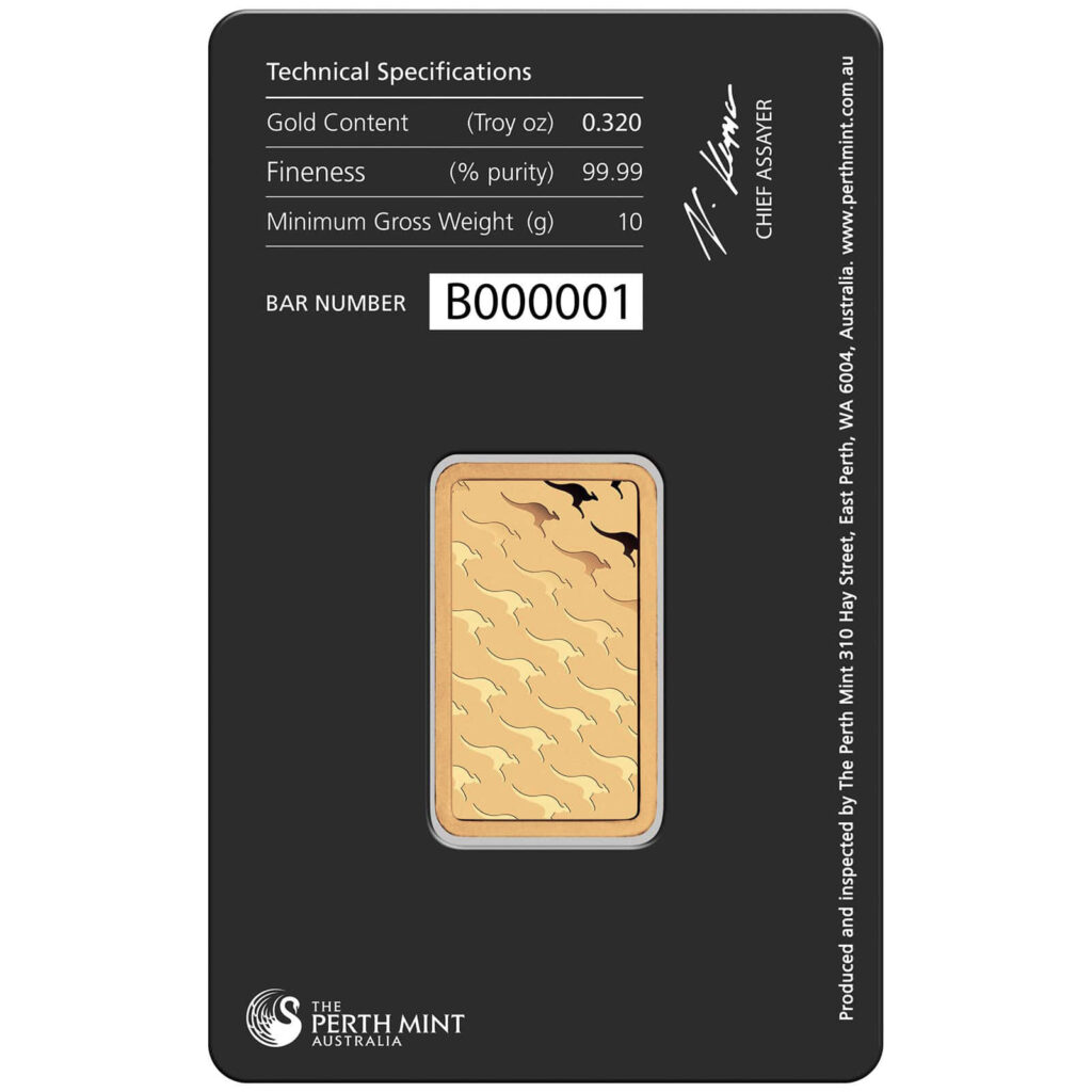 10 Gram Perth Mint Gold Bar, Buy 10g Gold Tablet Perth Mint